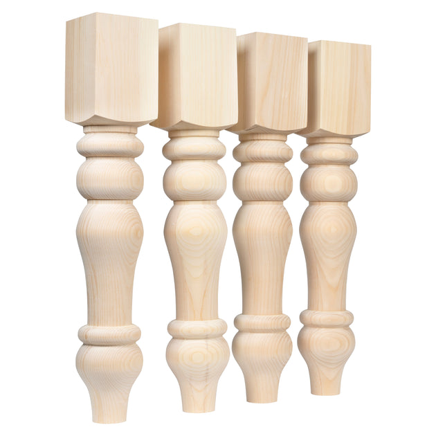 Curved Wood Table Legs/Furniture Legs | Carolina Leg Co